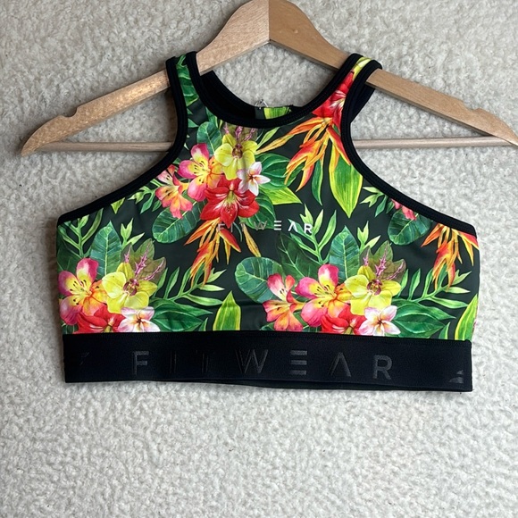 Fitwear | Tops | Nwt Fitwear Womens Multicolored Florals Sports Bra ...